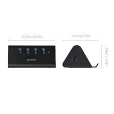 HUB USB 4 port-uri USB 3.0 Orico SHC-U3 V2 negru - pretexpert
